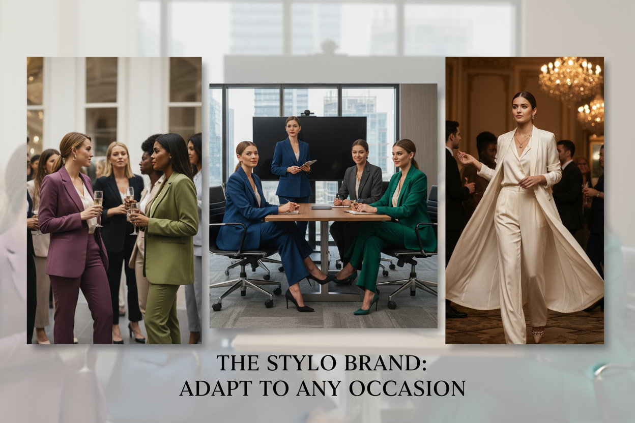👩‍💼 Empower Your Style with The Stylo Brand Suit Sets Collection ...